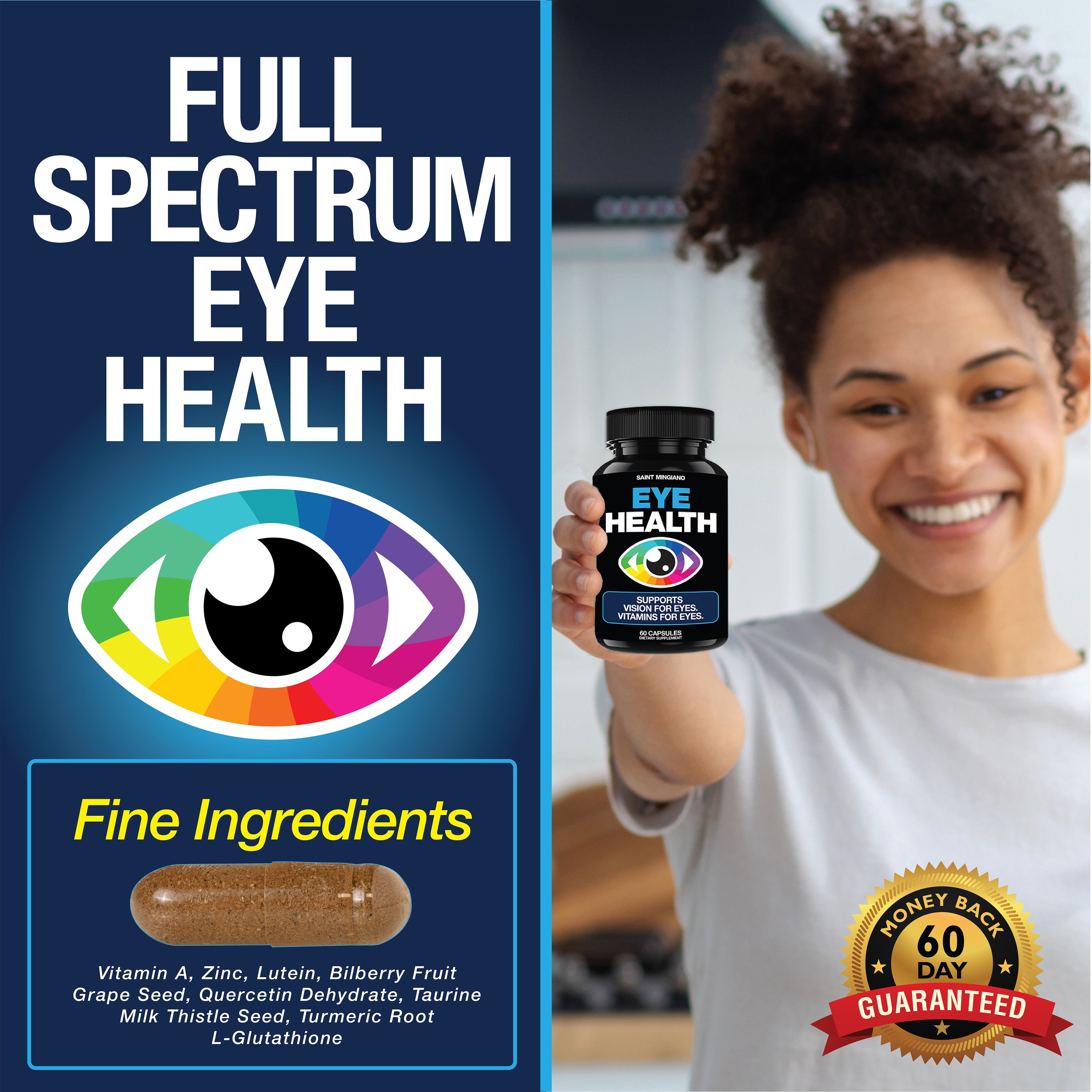 Eye Health & Vision Vitamins Supplement 60 Capsules – KAMUI USA Store